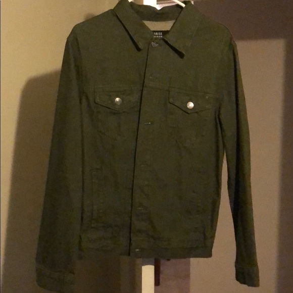 Jackets & Coats | Forest Green Jean Jacket Worn Once | Poshmark